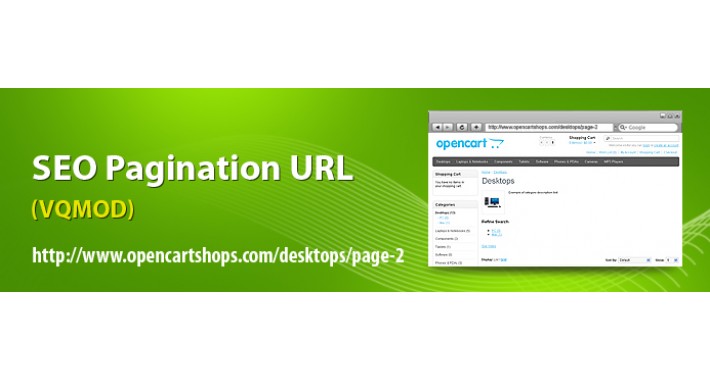 OpenCart - Seo URL for Pagination Using vqmod