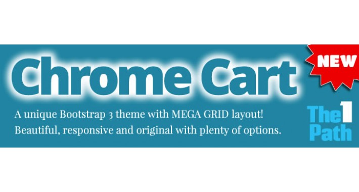 OpenCart - Chrome Cart - Responsive theme with MEGA grid