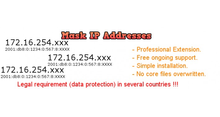 OpenCart - Mask (Anonymize) IP Address 2.x