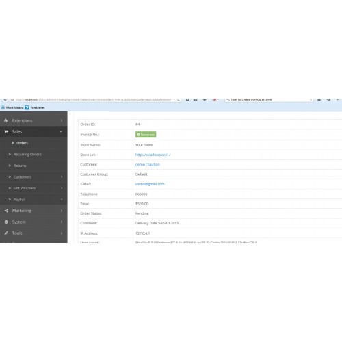 OpenCart - Delivery Date PRO