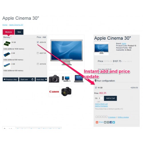 OpenCart - Advanced Product Configurator OpenCart - Advanced Product Configurator