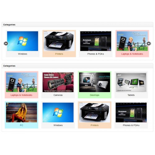 OpenCart Featured Category Plus