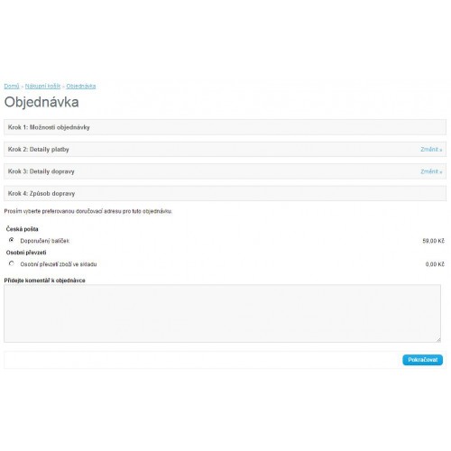 OpenCart Shipping Method In One Line In Order