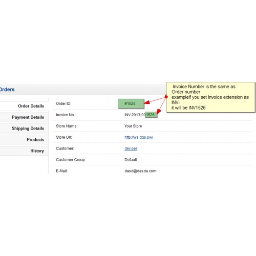 OpenCart Auto Generate Invoice Number