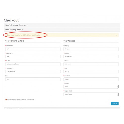 OpenCart - Advanced Zipcode/Postcode based Delivery VQMOD