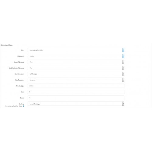OpenCart - Camera Slideshow