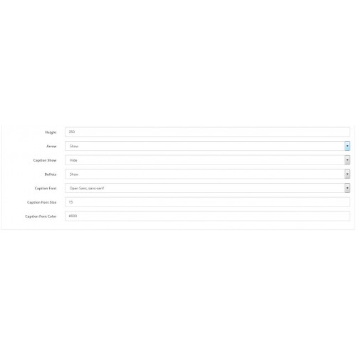 OpenCart - Carousel Slider