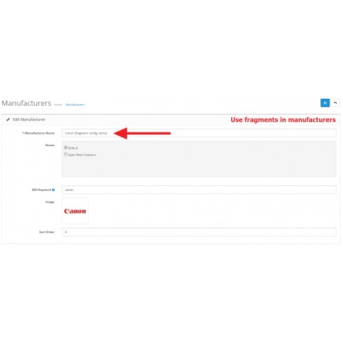 OpenCart - Reusable Text/HTML Fragments Anywhere
