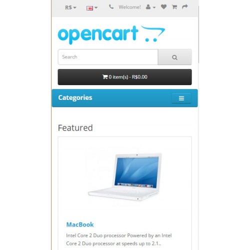 OpenCart - Hide Slideshow Version Mobile