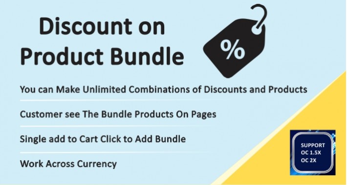 OpenCart - Discount on Product Bundle