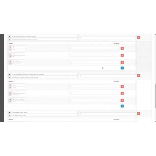OpenCart - Poll module, Questionnaire, Statistics of answers