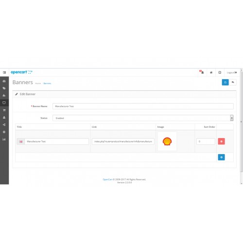 OpenCart - Automatic Banner