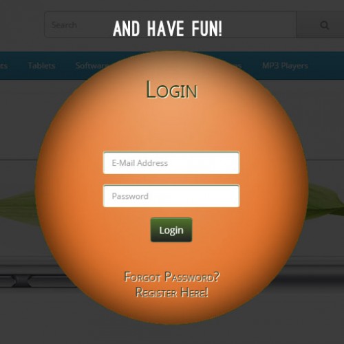 OpenCart - Quick Login/ Forgot Password | Colors/ Style fully customizable