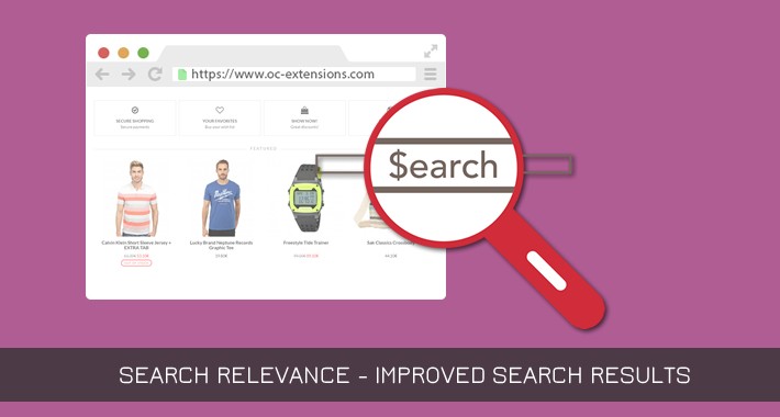 OpenCart - Search Relevance - Improved search results - OC2.x-3.x