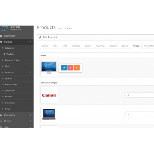 OpenCart - Image Cropper Opencart 2 | Simple Image Editor
