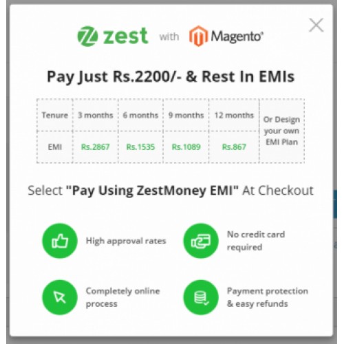 OpenCart - ZestMoney OpenCart Payment Plugin