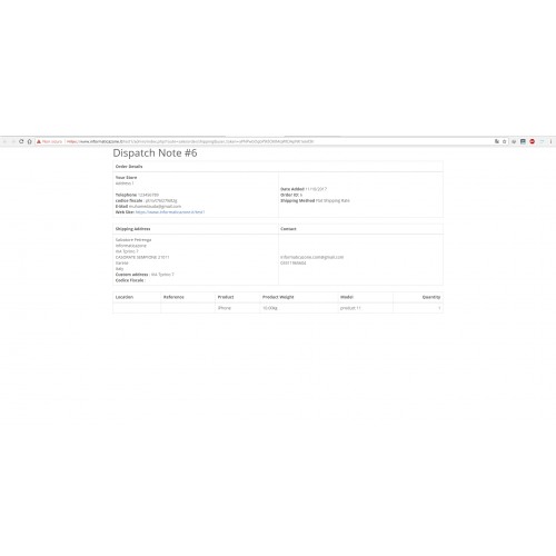 OpenCart - Custom Field Order Mail Opencart 3.X