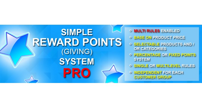 OpenCart - Simple Reward Points System Pro