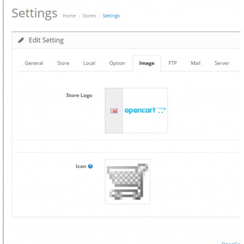 OpenCart - Multi-Language Logo