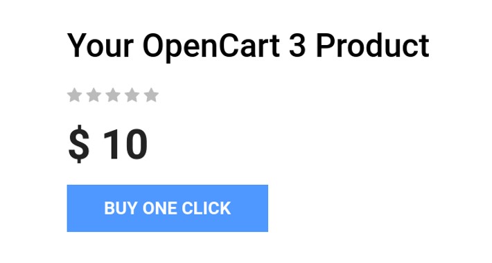 OpenCart - Buy One Click
