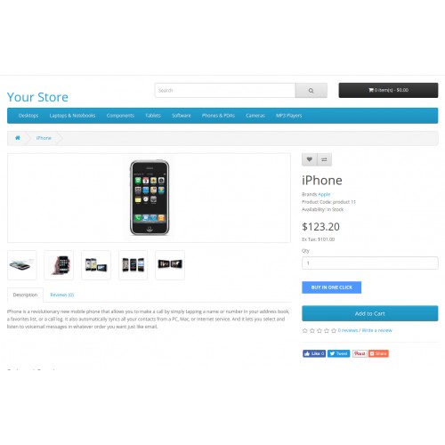 OpenCart - Buy One Click