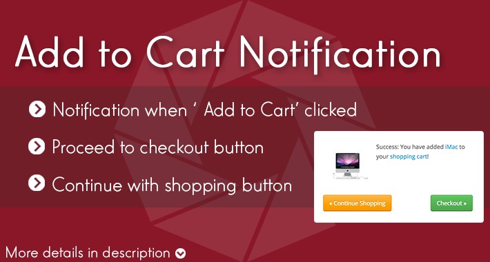 OpenCart - Add to Cart Notification
