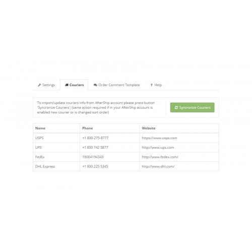 OpenCart - AfterShip - smart shipment tracking