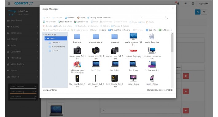 OpenCart - Easy Manager Image