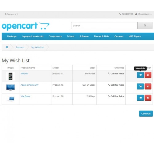 OpenCart - Call For Price 3.x