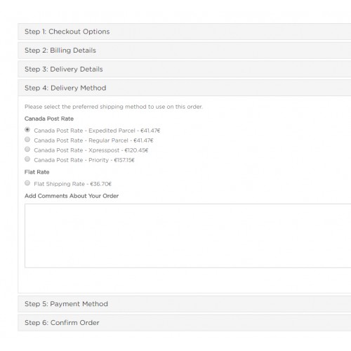 OpenCart Canada Post Shipping Method OpenCart Canada Post Shipping Method