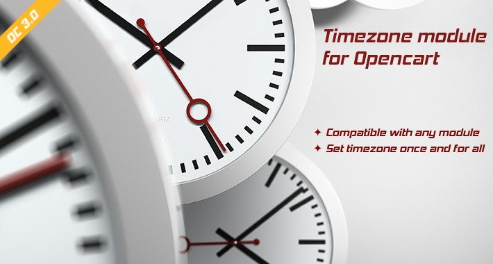 OpenCart - TimeZone Setting for Opencart 3 (Bonus:Set orders time h:m)