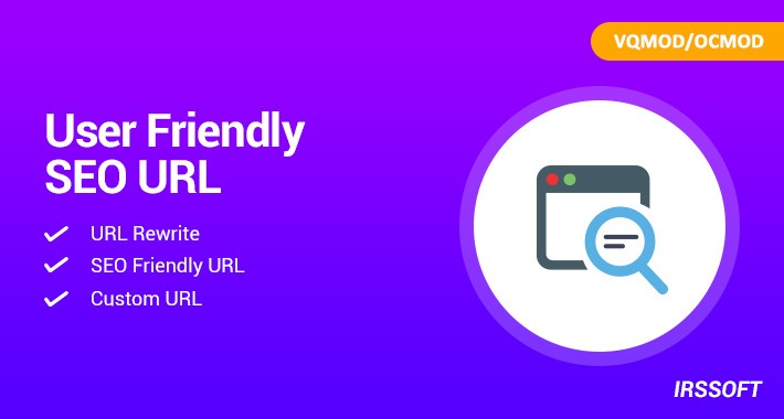 OpenCart - User Friendly SEO URL VQMOD / OCMOD