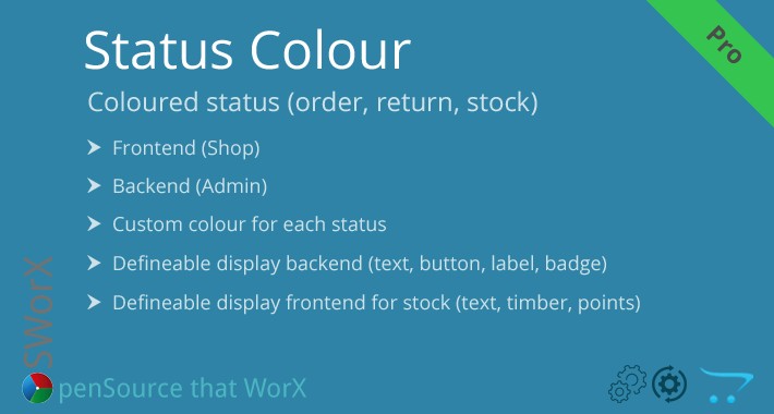 OpenCart - Status Color Pro