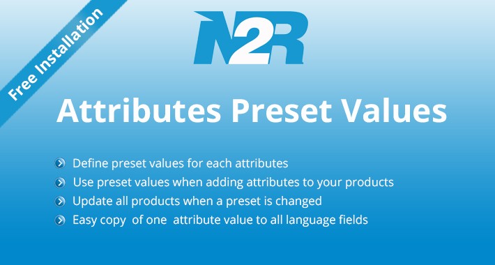 OpenCart - Predefined or Preset Attribute Values