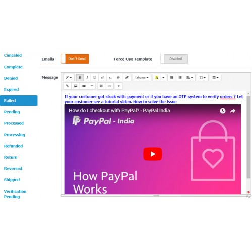 OpenCart Advanced Professional Email Templates HTML Email Template