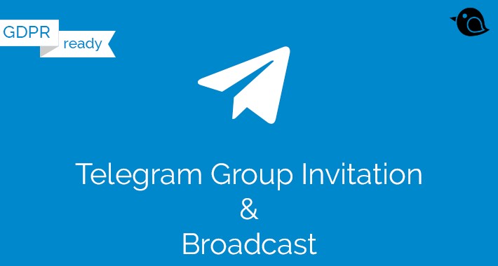 OpenCart - Telegram Group Invitation and Broadcast