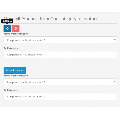OpenCart - Move All Products From One Category To Another 3.x