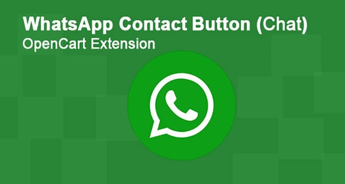 OpenCart - Whats App (Chat & Order) Button