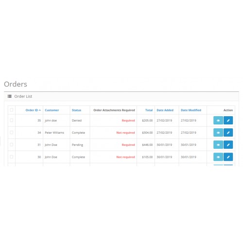 OpenCart - Opencart Order Attachments