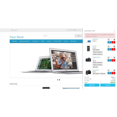 OpenCart - Smart Cart