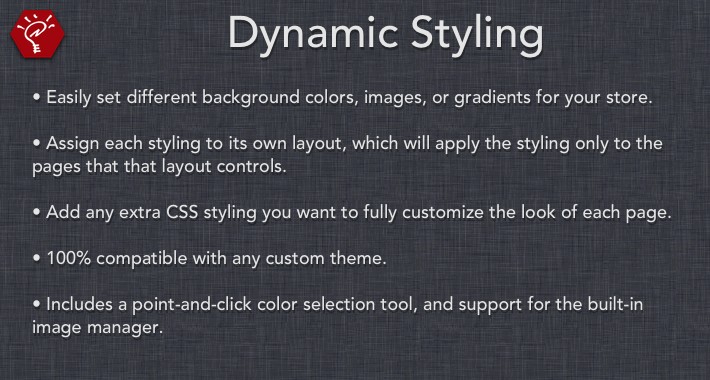 OpenCart - Dynamic Styling