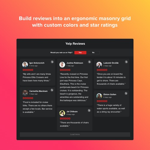 OpenCart - Yelp Reviews for OpenCart