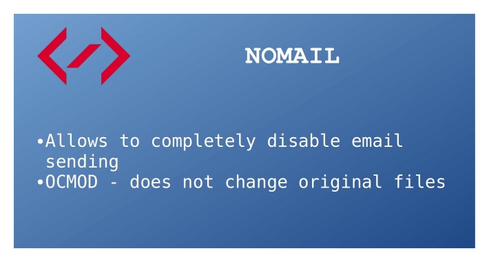 OpenCart - NoMail