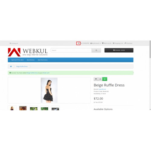 OpenCart - Opencart Multicart Extension