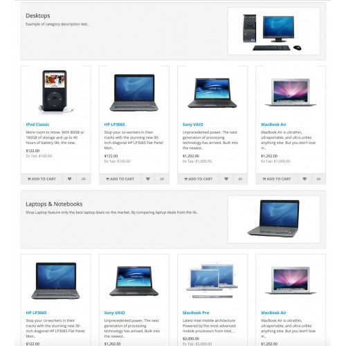 OpenCart - Latest product by category on home page