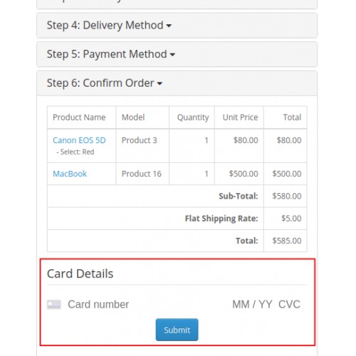 OpenCart - SCA & 3D Secure Stripe Payment Gateway