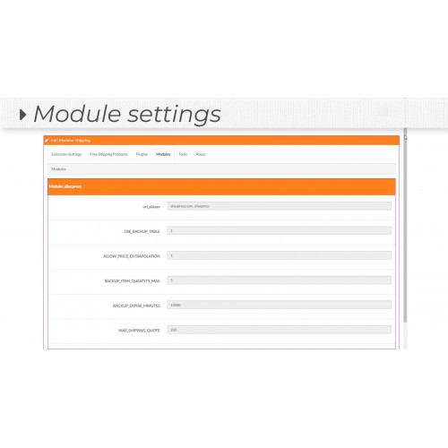 OpenCart - Modular Shipping for OC 2.3.x