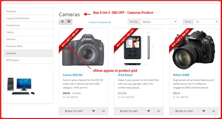 OpenCart - Buy Any Get Any From Products Group