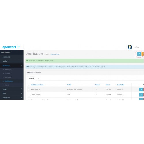 OpenCart - Home Page Notification Pro(you can set the notice content)