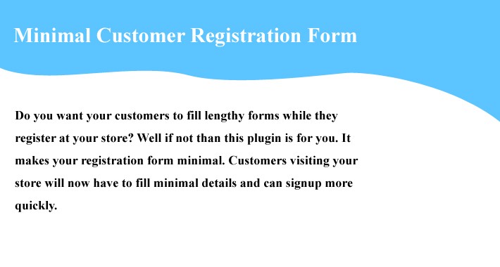 OpenCart - Minimal Customer Registration Form